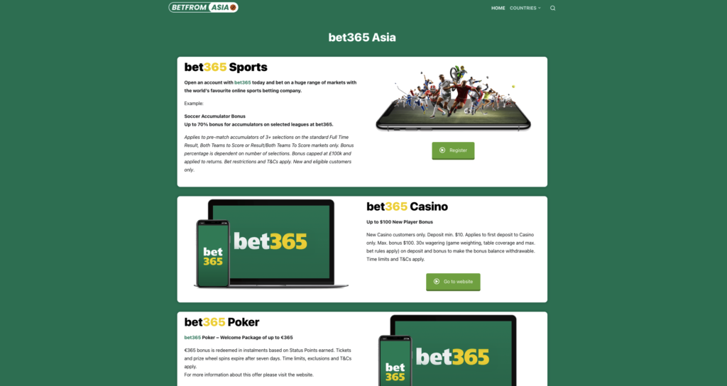 Bet From Asia: Top Betting Sites in Asia [2025]